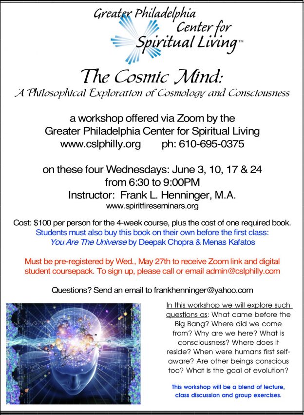 The Cosmic Mind: A Philosophical Exploration of Cosmology & Consciousness